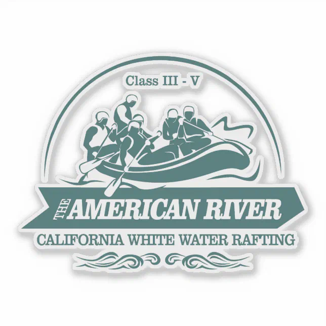 American River (R) Sticker | Zazzle