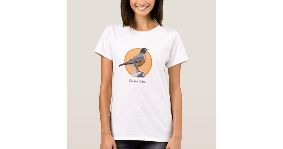 American Robin T-Shirt | Zazzle