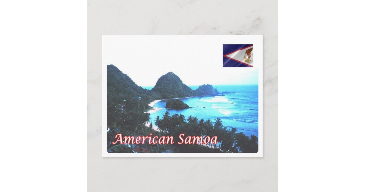 American Samoa - Coastline - Postcard | Zazzle