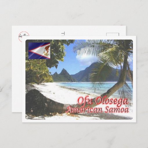 American Samoa - Ofu Olosega - Postcard | Zazzle