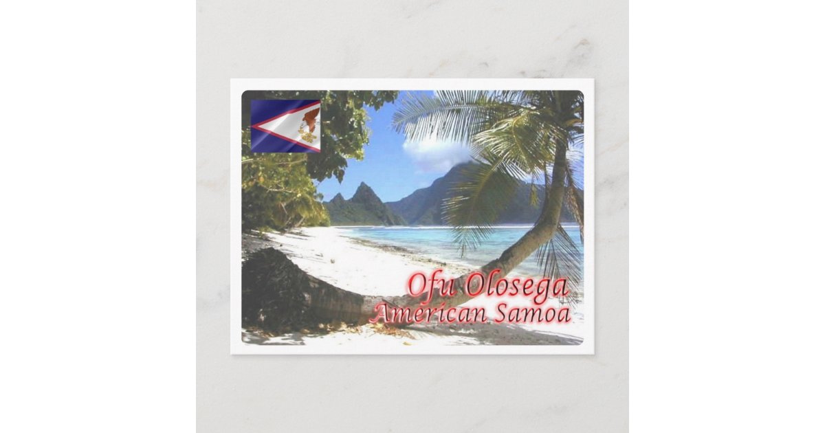 American Samoa - Ofu Olosega - Postcard | Zazzle