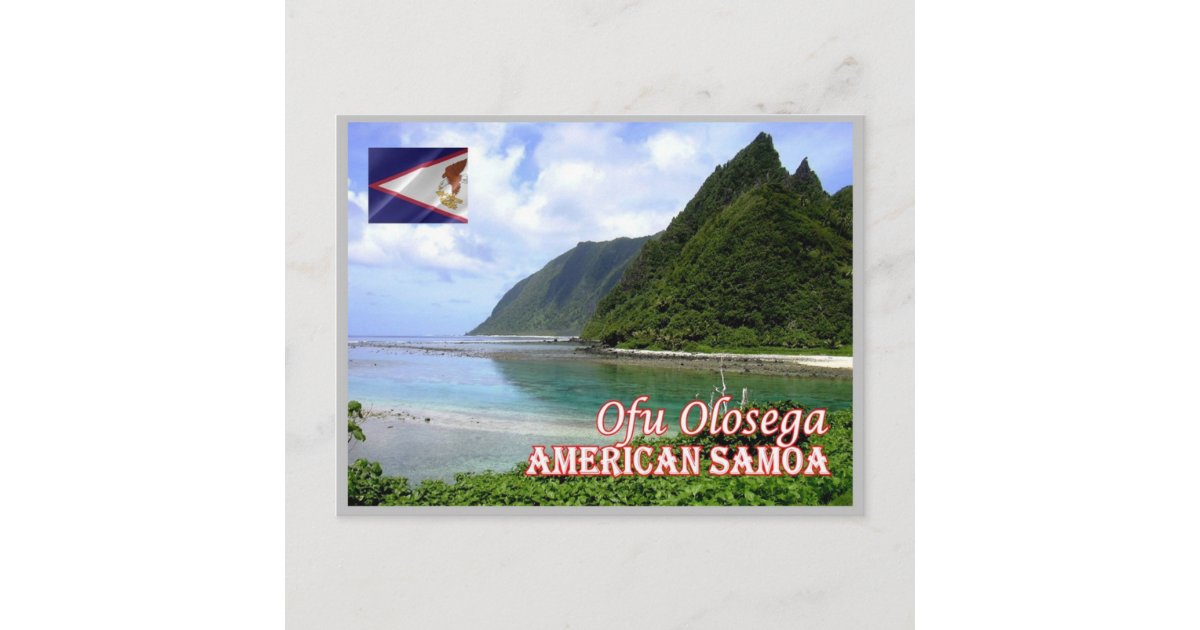 American Samoa - Ofu Olosega - Postcard | Zazzle