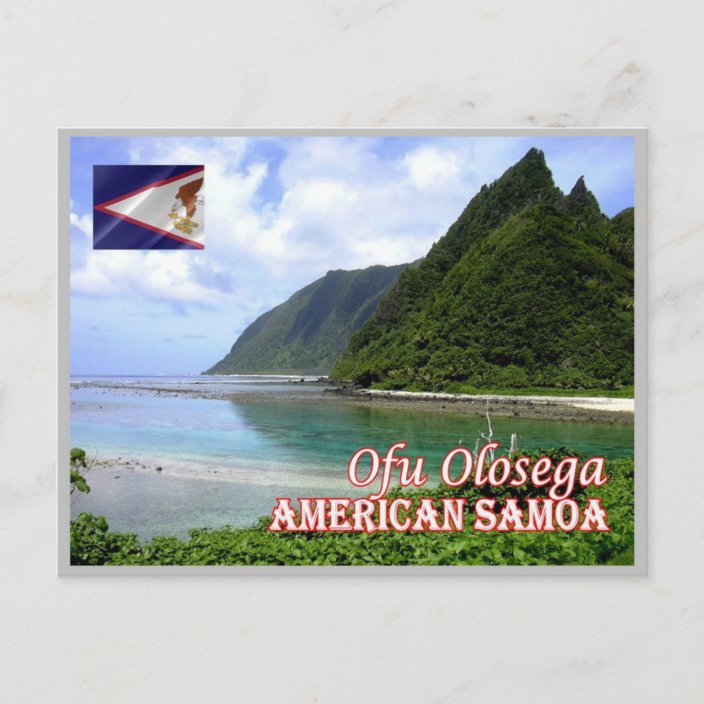 American Samoa - Ofu Olosega - Postcard | Zazzle.com