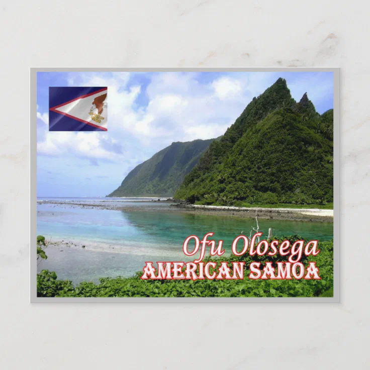 American Samoa - Ofu Olosega - Postcard | Zazzle
