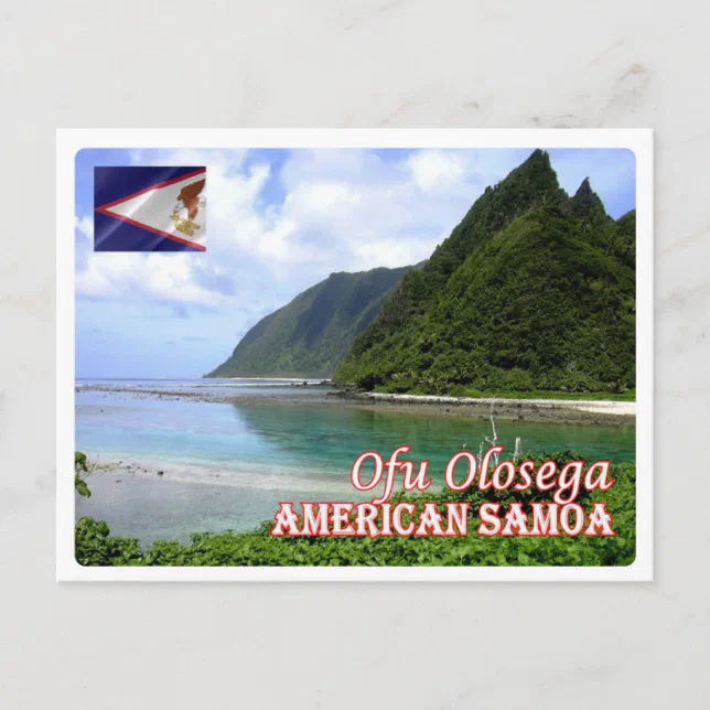 American Samoa - Ofu Olosega - Postcard | Zazzle