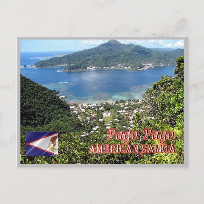 American Samoa - Pago Pago - Postcard | Zazzle.com