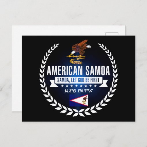 American Samoa Postcard | Zazzle