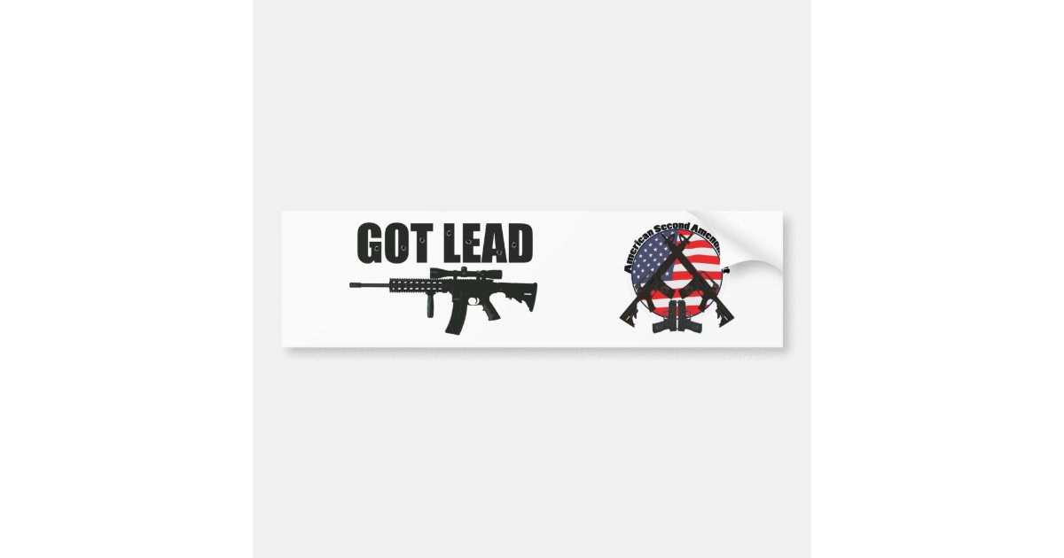 American Second Amendment Bumper Sticker | Zazzle