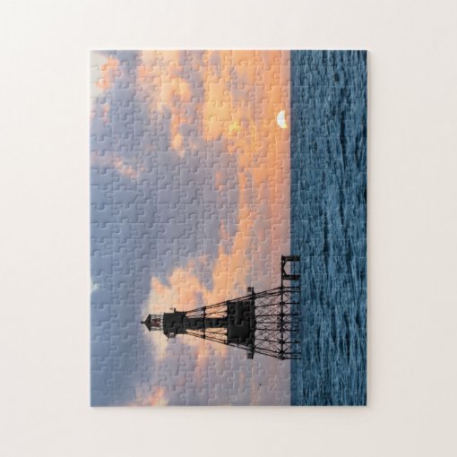 American Shoal Lighthouse, Florida Keys Jigsaw Puzzle | Zazzle