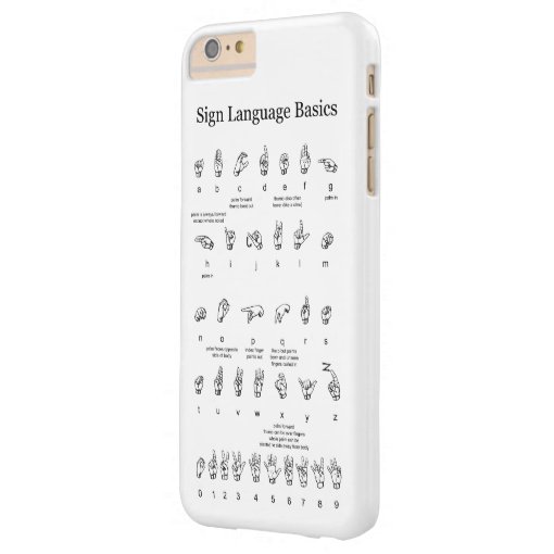 American Sign Language Alphabet and Numbers Case-Mate iPhone Case | Zazzle