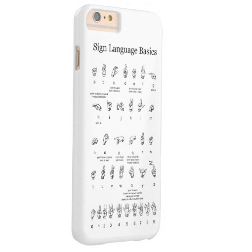 American Sign Language Alphabet and Numbers Case-Mate iPhone Case | Zazzle