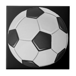 American Soccer or Association Football Tile | Zazzle