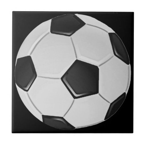 American Soccer or Association Football Tile | Zazzle