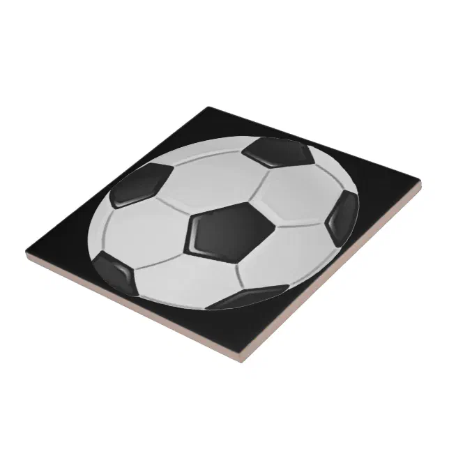 American Soccer or Association Football Tile | Zazzle