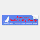SOLIDARITY BUMPER STICKER | Zazzle.com