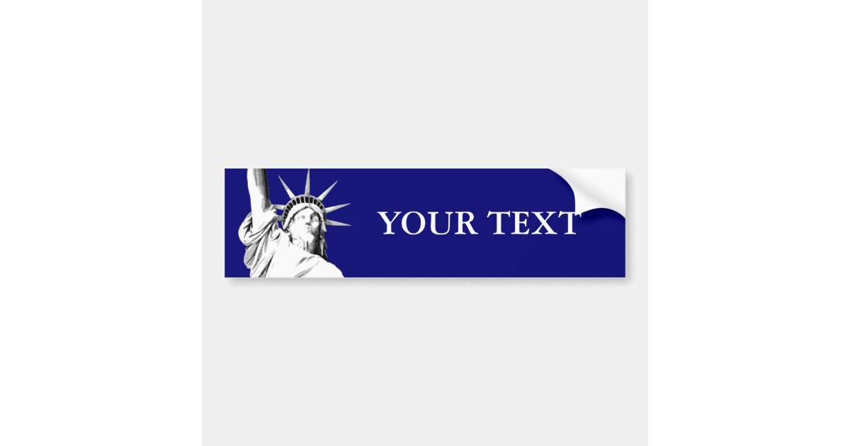 American Statue of Liberty Bumper Sticker | Zazzle