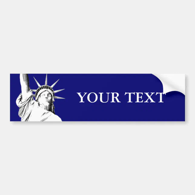 American Statue of Liberty Bumper Sticker | Zazzle