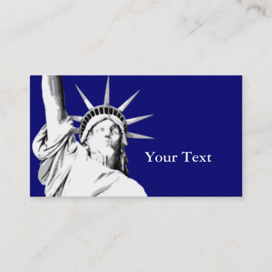 American Statue of Liberty Business Card | Zazzle.com