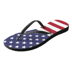 American United States USA Flag Flip Flop | Zazzle