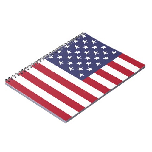 American United States USA Flag Notebook | Zazzle