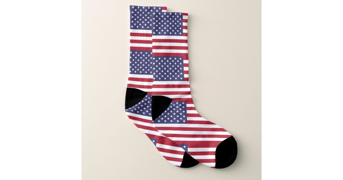 American United States USA Flag Sock Socks | Zazzle.com
