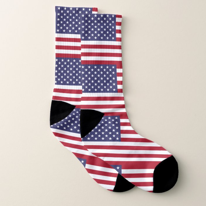 American United States USA Flag Sock Socks | Zazzle.com