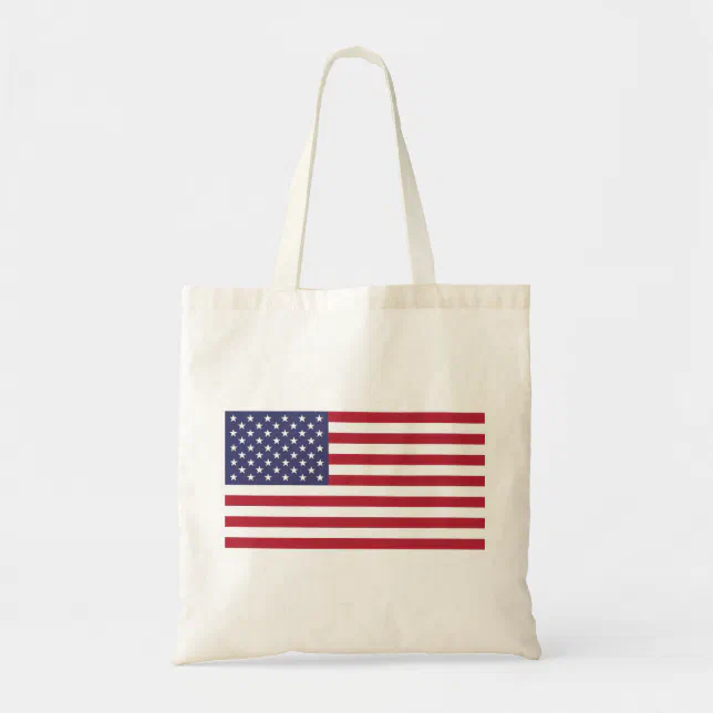 American United States USA Flag Tote Bag | Zazzle