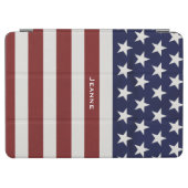 American USA Flag Patriotic July 4th Custom iPad Air Cover | Zazzle
