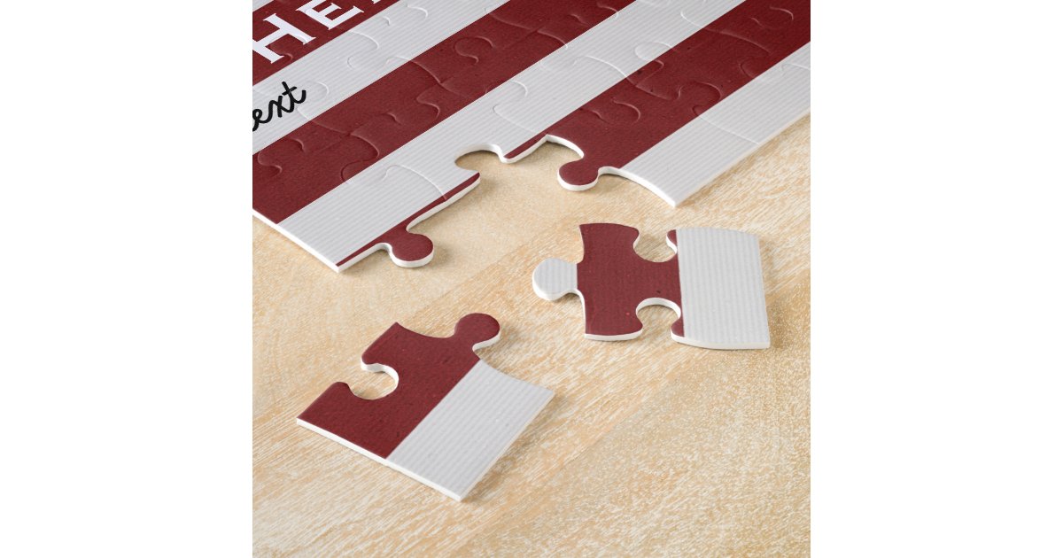 American USA Flag Patriotic July 4th Custom Jigsaw Puzzle | Zazzle.com