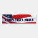 American Waving Flag Bumper Sticker | Zazzle