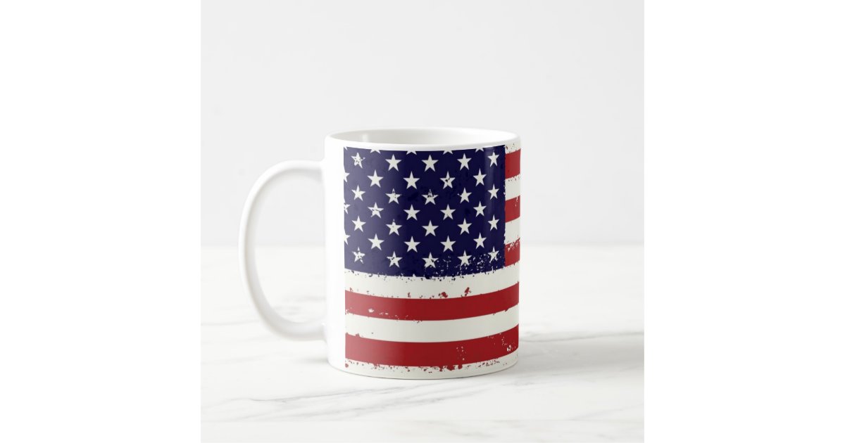 Americana American Flag Coffee Mug | Zazzle
