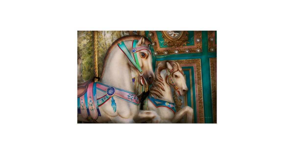 Americana - Carousel beauties Poster | Zazzle