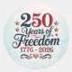 America's 250th Anniversary Sky Classic Round Sticker | Zazzle