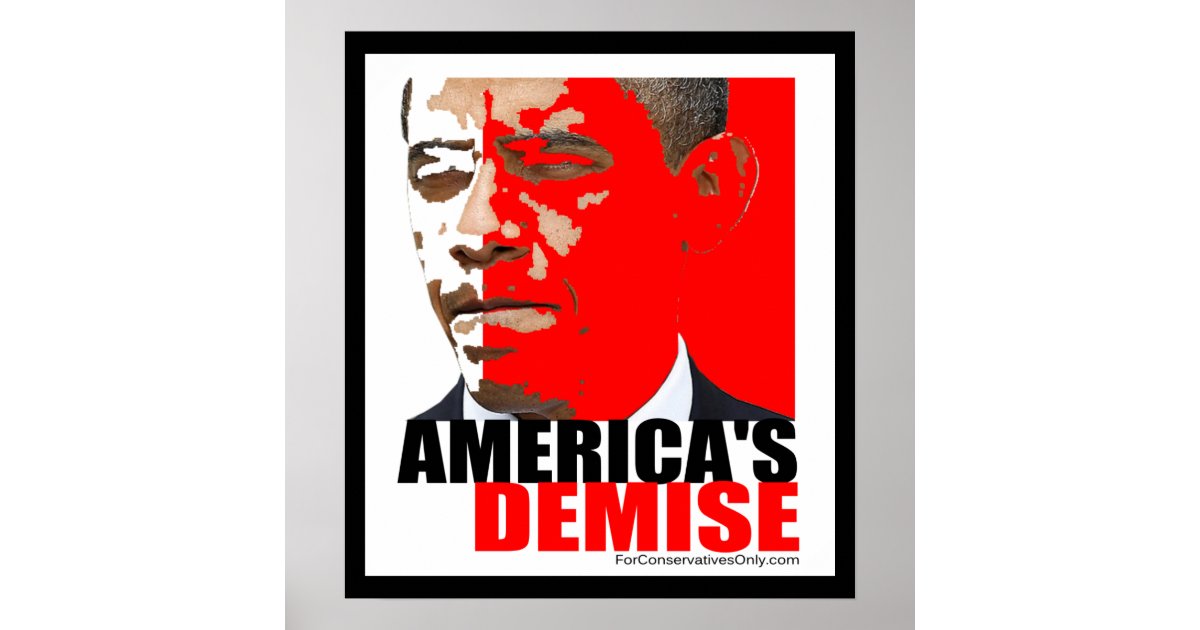 "America's Demise" Poster | Zazzle