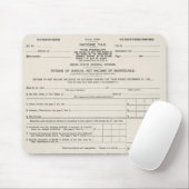 America's First Income Tax Form Mousepad | Zazzle