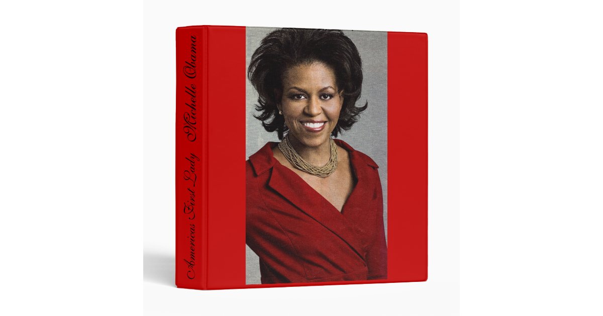 AMERICAS FIRST LADY, MICHELLE OBAMA binder | Zazzle