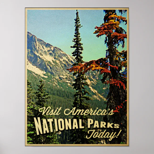 America's National Parks Poster | Zazzle