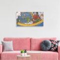 Amerigo Vespucci Explorer on a Map of the Americas Canvas Print | Zazzle