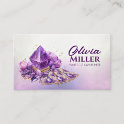 Amethyst Crystals and Tarot / Oracle cards | Zazzle
