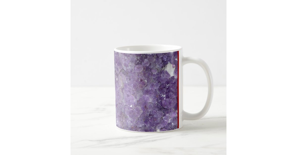 Amethyst Geode - Violet Crystal Gemstone Coffee Mug | Zazzle