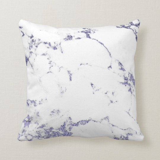 Amethyst Purple White Glitter Marble Gray Glitter Throw Pillow | Zazzle.com