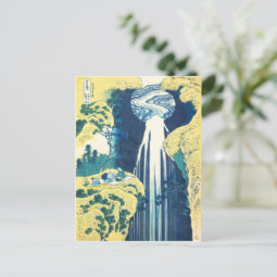 Amida Falls (Katsushika Hokusai 19th century) Postcard | Zazzle