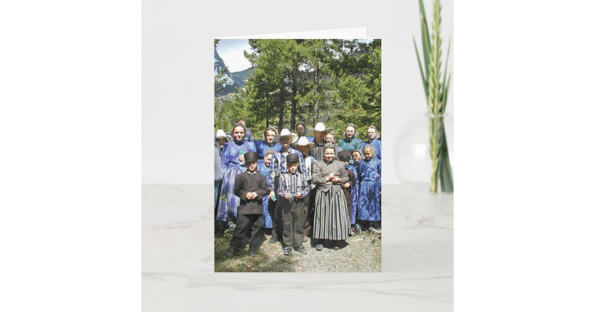 AMISH BIRTHDAY CARD | Zazzle