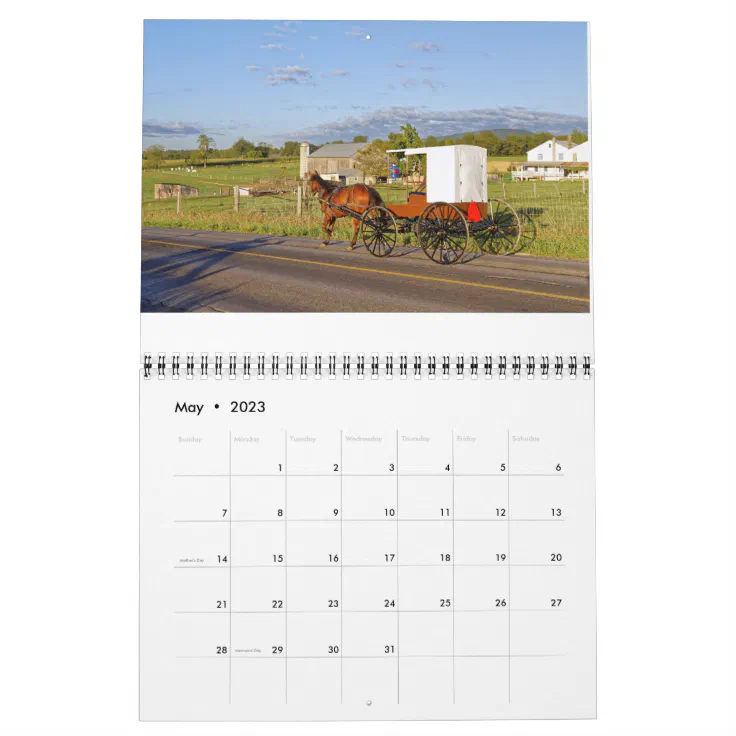 Amish Calendar 2020 | Zazzle Amish Calendar 2020 | Zazzle
