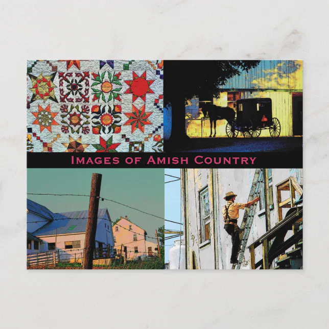 Amish Country Postcard | Zazzle