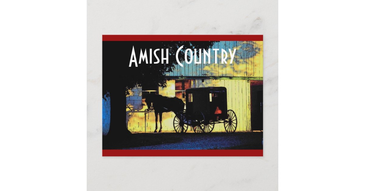 Amish Country Postcard | Zazzle