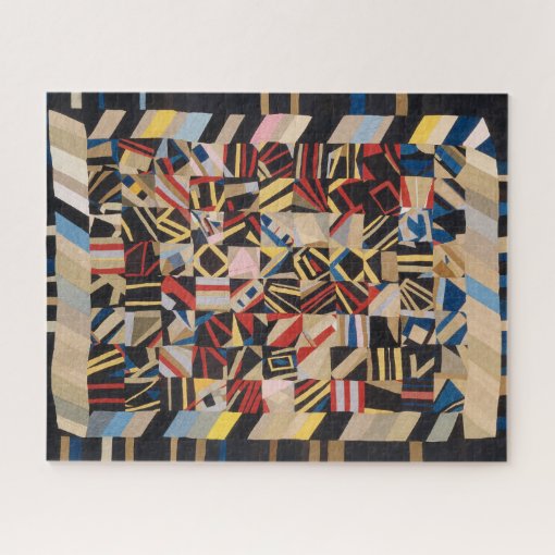 Amish crazy quilt jigsaw puzzle | Zazzle
