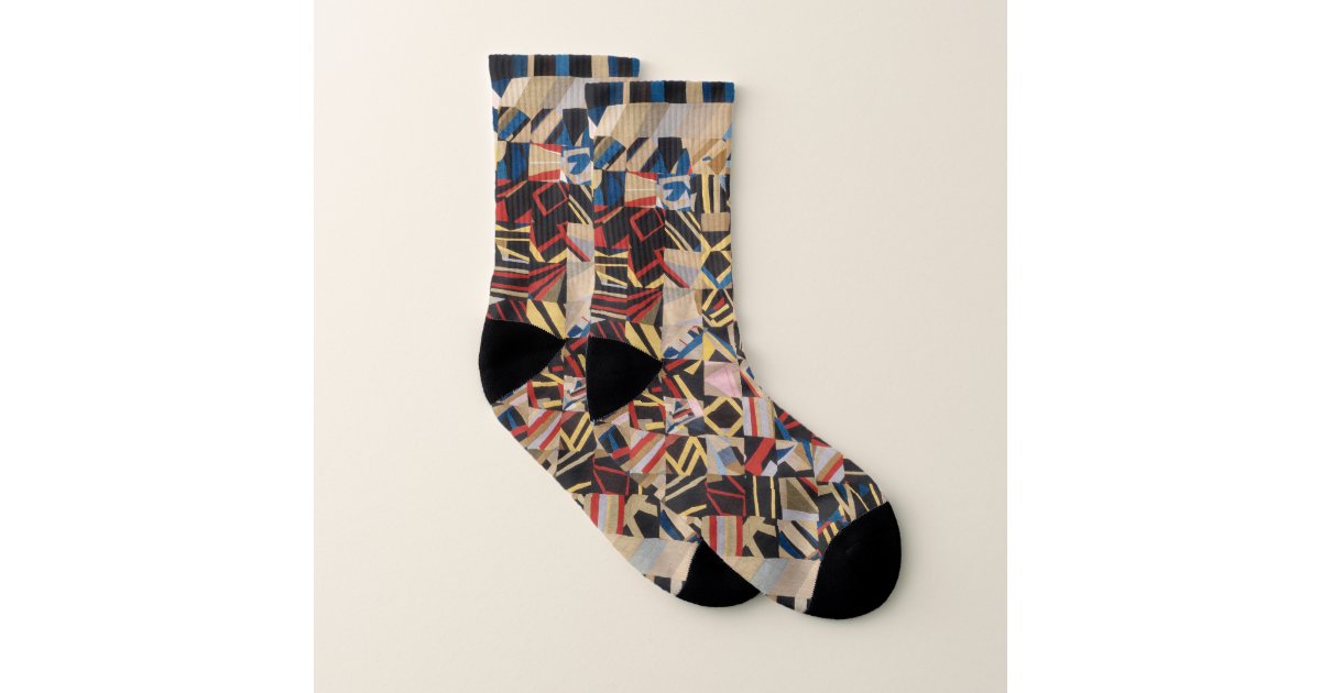 Amish crazy quilt socks | Zazzle