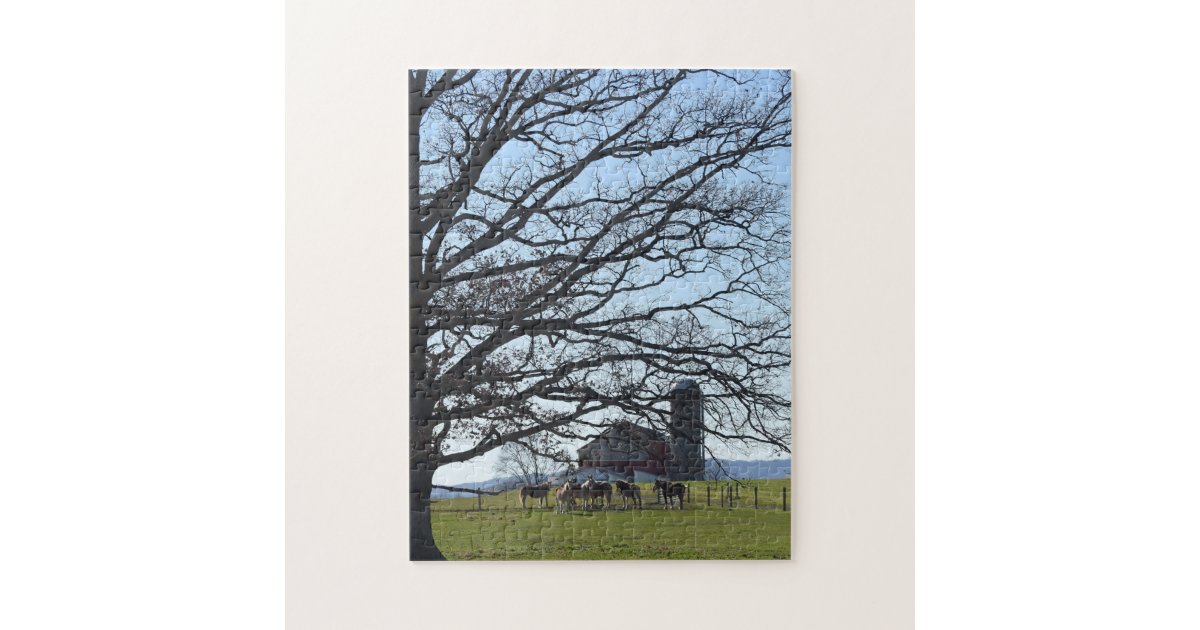 Amish Farm Jigsaw Puzzle | Zazzle