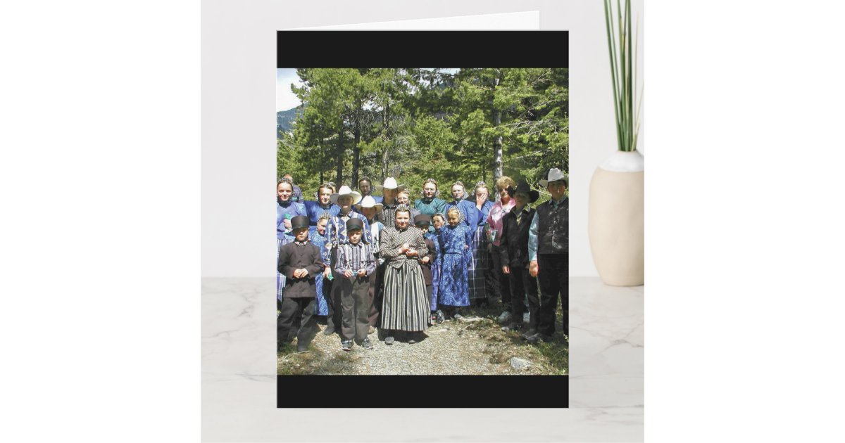 AMISH FUNNY BIG BIRTHDAY CARD | Zazzle
